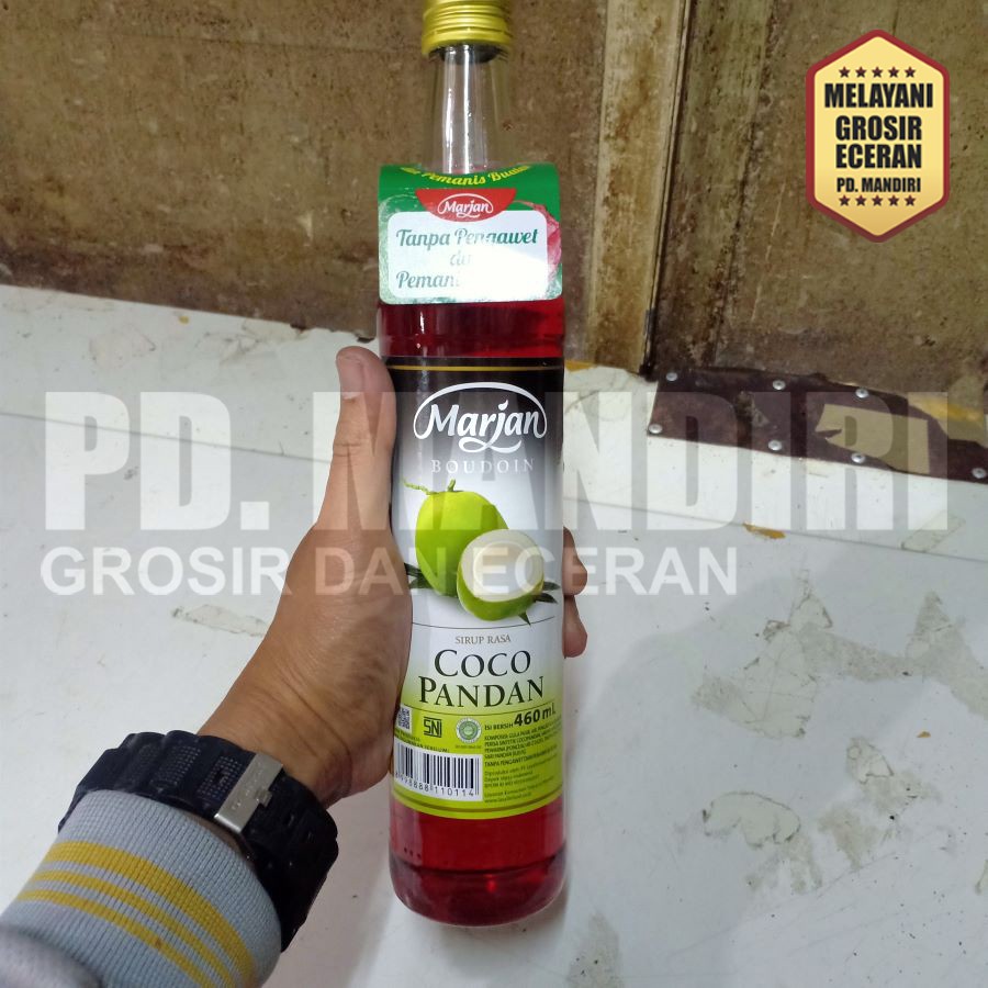 Jual MARJAN BOUDOIN SIRUP RASA COCO PANDAN 460 ML | Shopee Indonesia