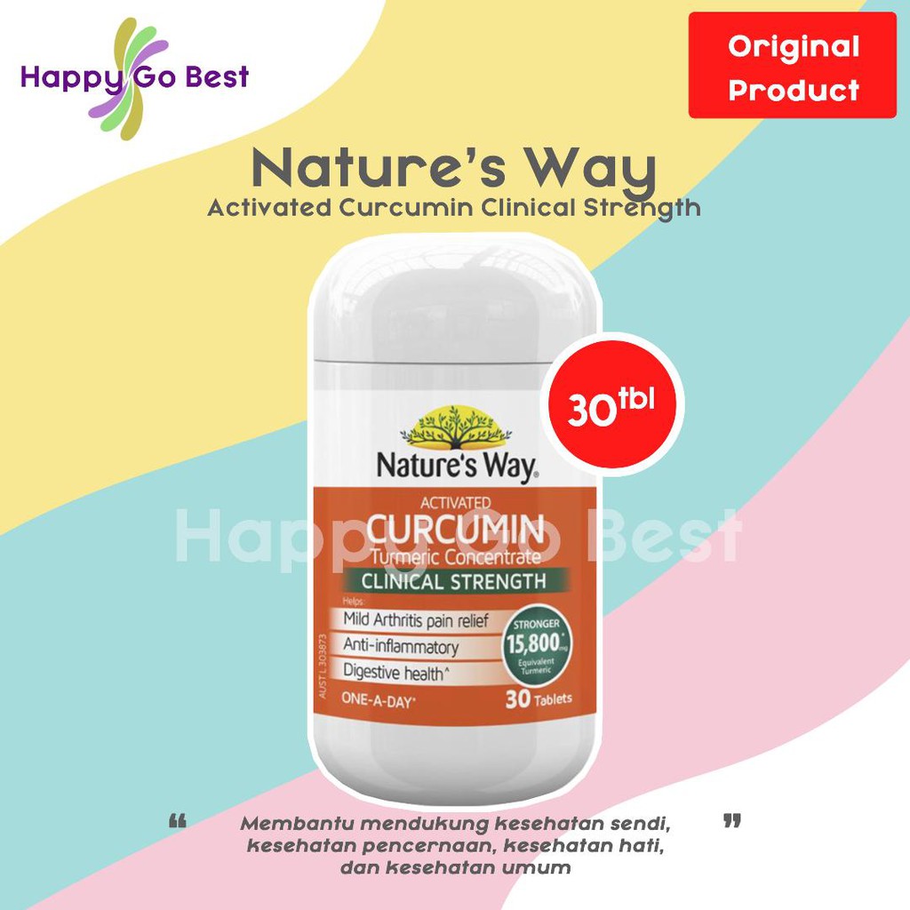 Jual Nature's Way Activated Curcumin Clinical Strength 30 Tablet ...
