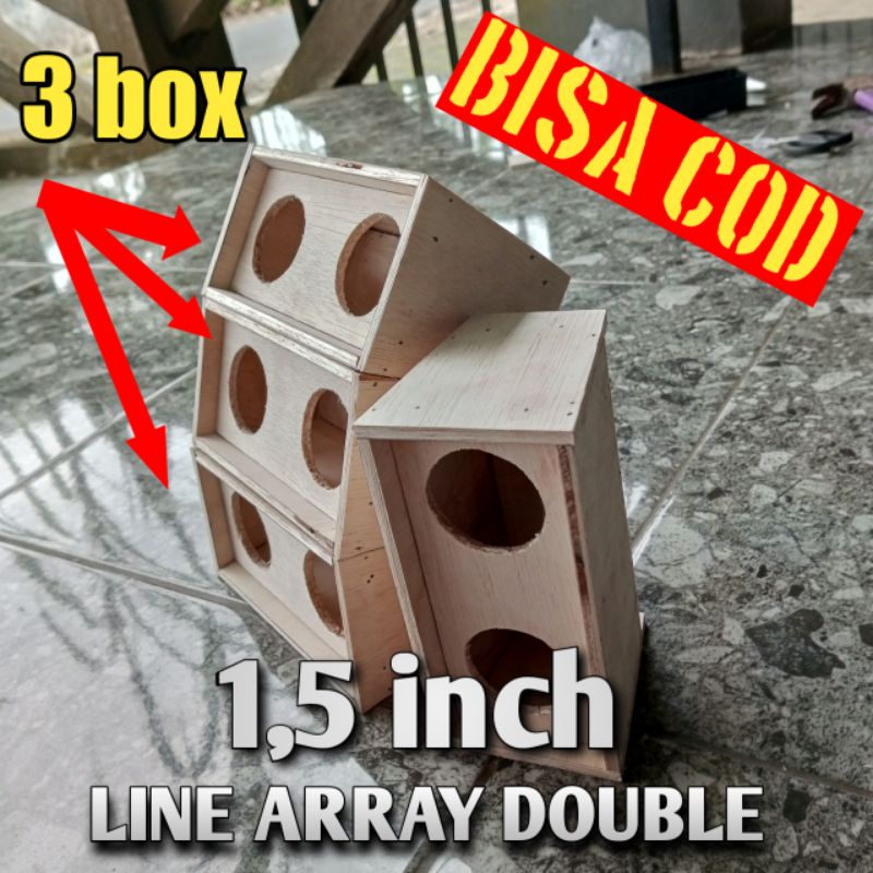 Jual 3 box miniatur Line Array 1,5 inc | Shopee Indonesia