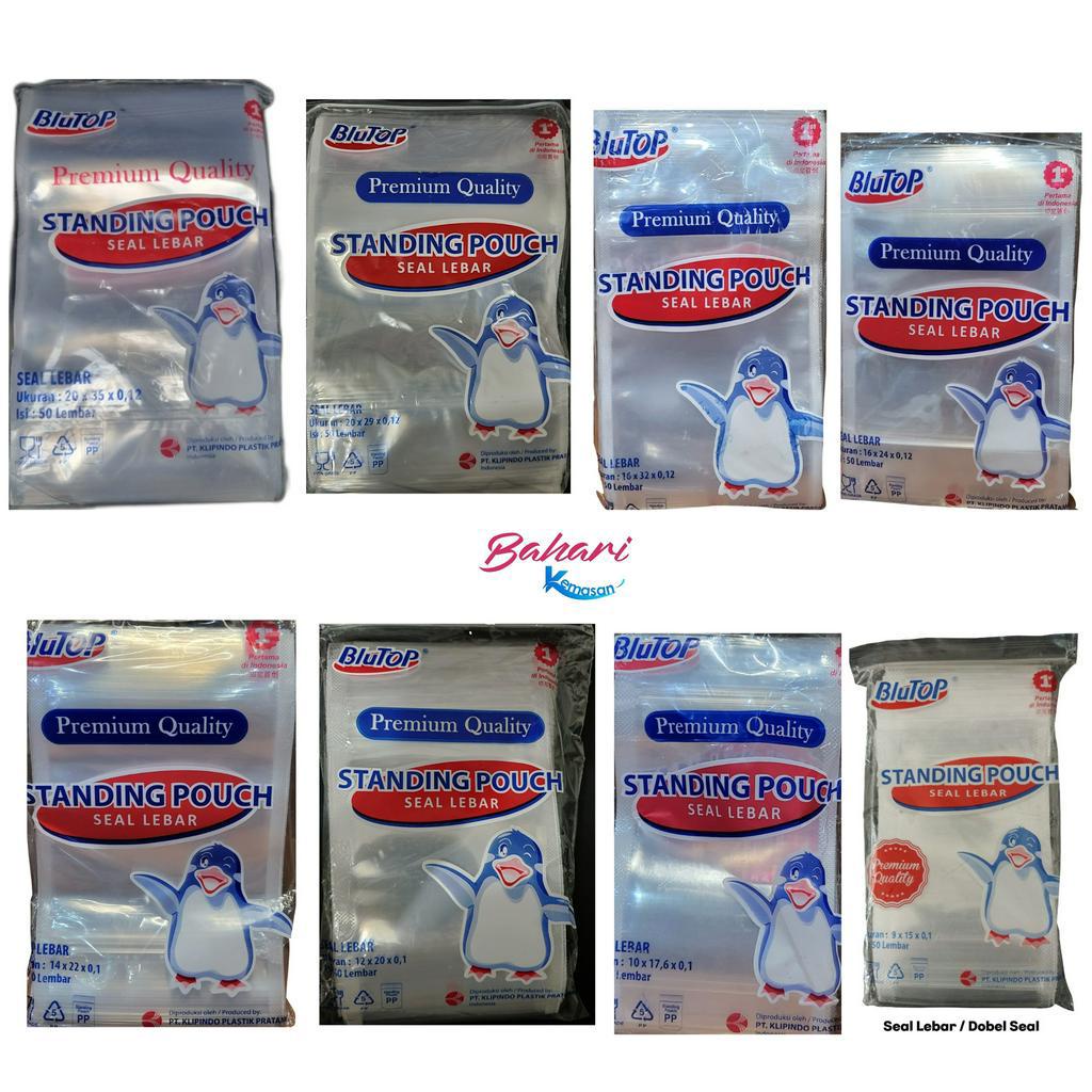 Jual [ 1 Goni ] Standing Pouch Seal Lebar Double 9x15 10x17 12x20 14x22 ...