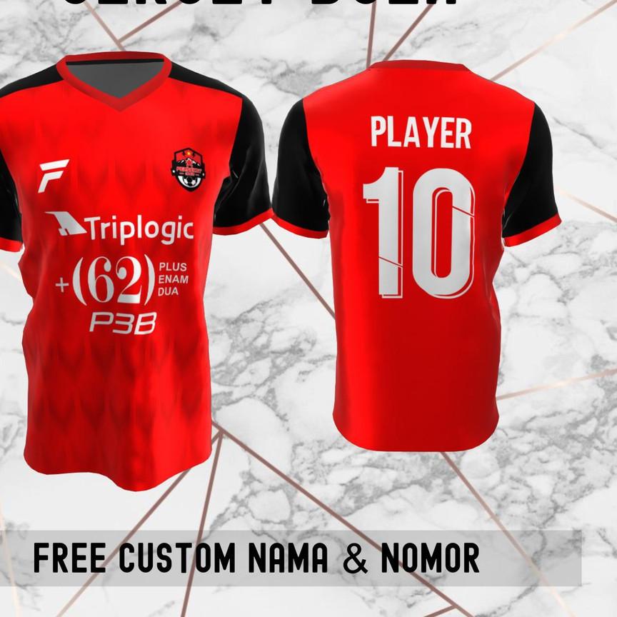 Jual NEW !!! 9.9 Jersey Persekat Tegal Klub Bola Baju Kaos Custom Nama ...