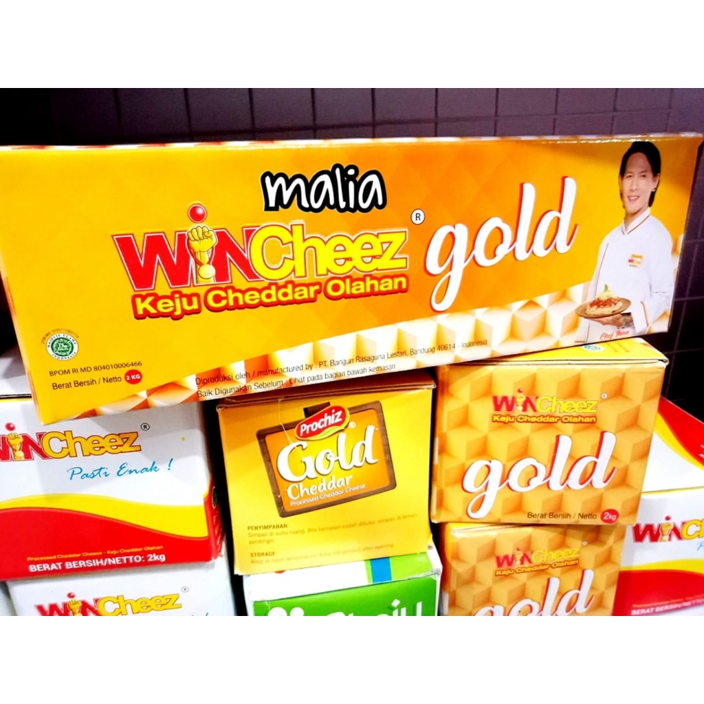 Jual wincheez keju cheddar wincheez GOLD keju potong 250 GR | Shopee ...