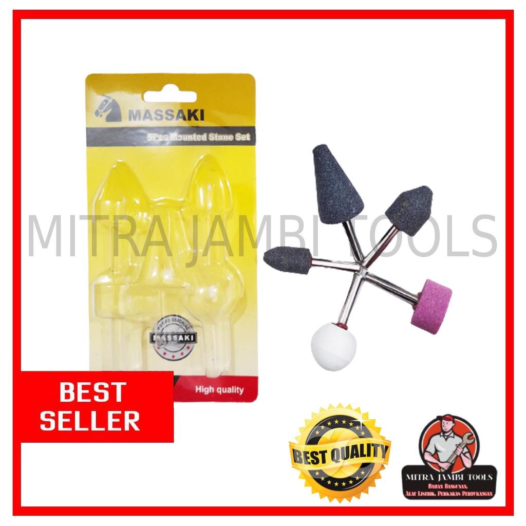 Jual BATU GERINDA TANGKAI MOUNTED STONE BOR 5 PCS SET | Shopee Indonesia