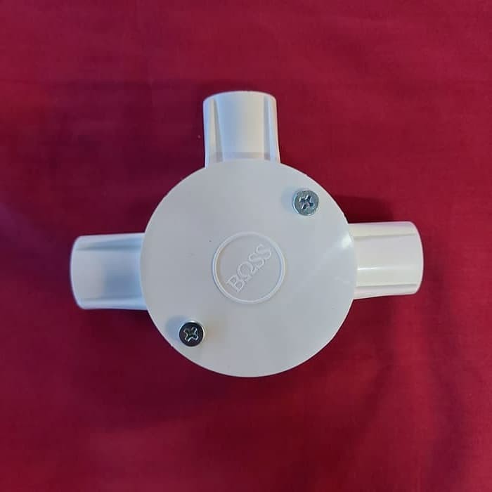 Jual B240S Tedus T Dus Pipa Conduit Cabang 3 20MM Putih Boss | Shopee ...