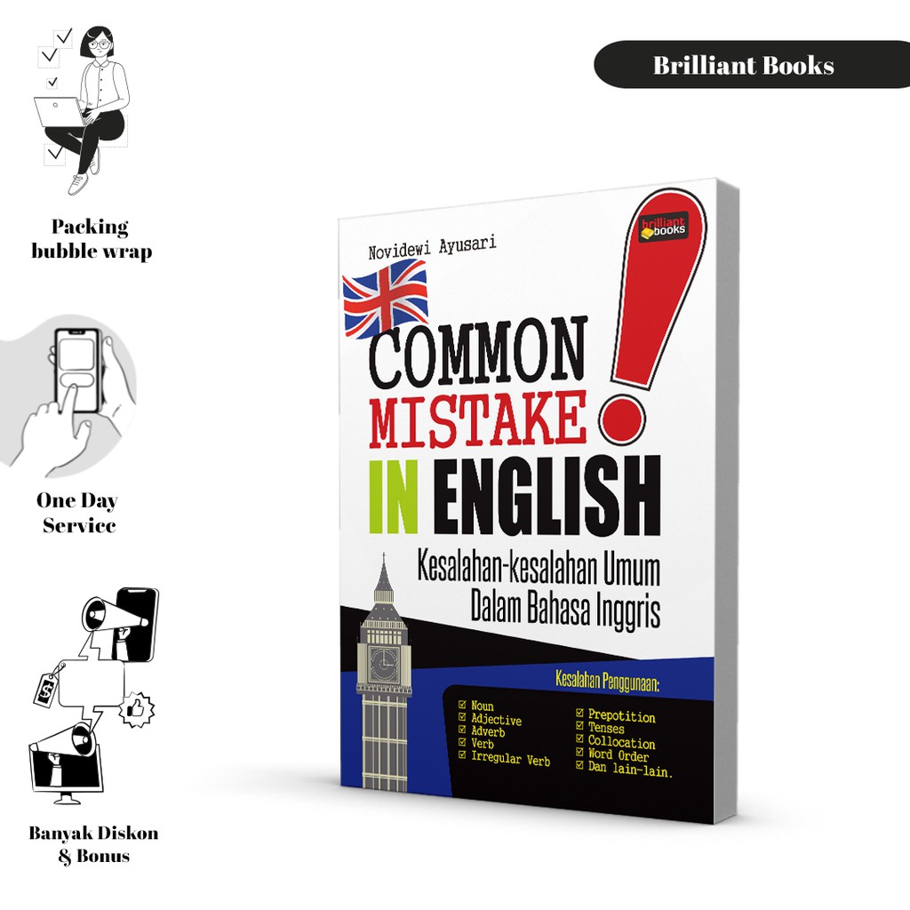 Jual PROMO - Buku Common Mistake In English - Brilliant Books | Shopee ...