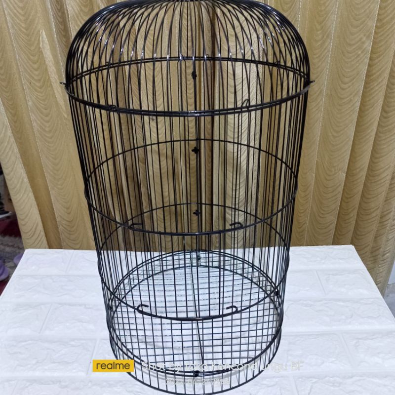 Jual sangkar besi ram besi pleci sogon lovebird diameter 28 cm tebok ...