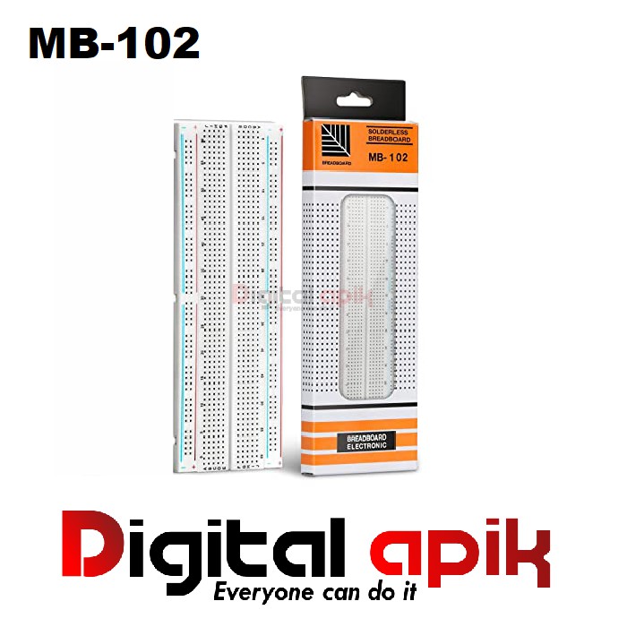 Jual Breadboard MB-102 830 titik Projectboard Protoboard Solder MB102 | Shopee Indonesia