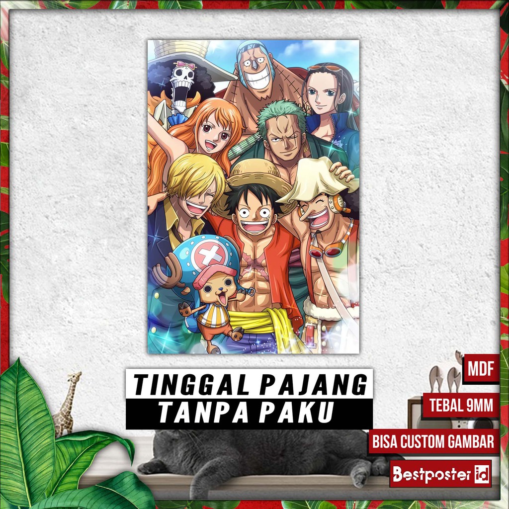 Jual Poster ONE PIECE Frame Kayu ANIME MDF 051 | Shopee Indonesia