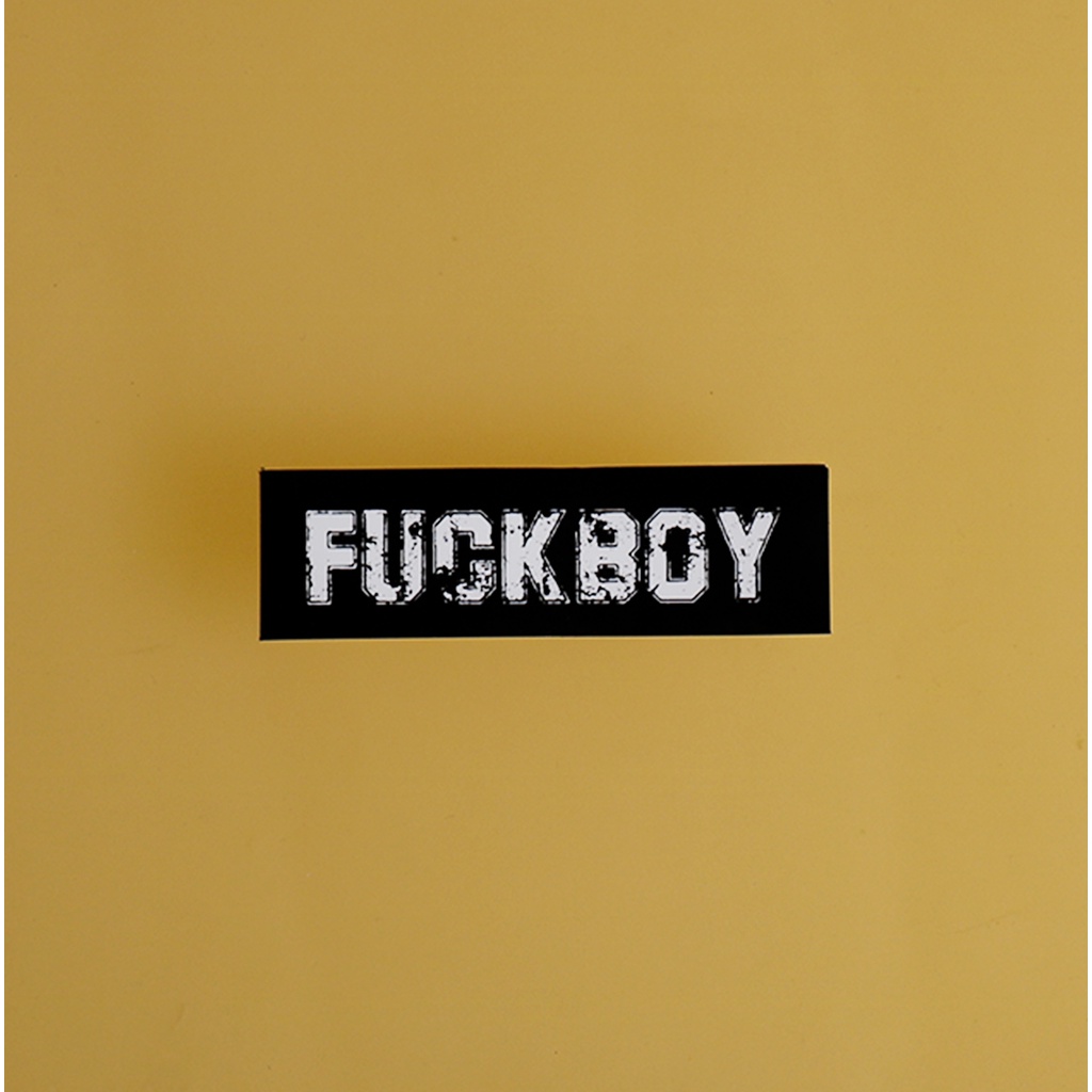 Jual STIKER GRAFTAC -LOGO FCKBOY- STIKER AESTHETIC LAPTOP, AKSESORIS HP ...