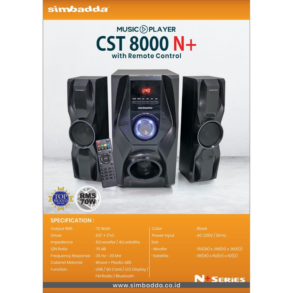 Jual SPEAKER SIMBADDA CST 8000N PLUS | Shopee Indonesia