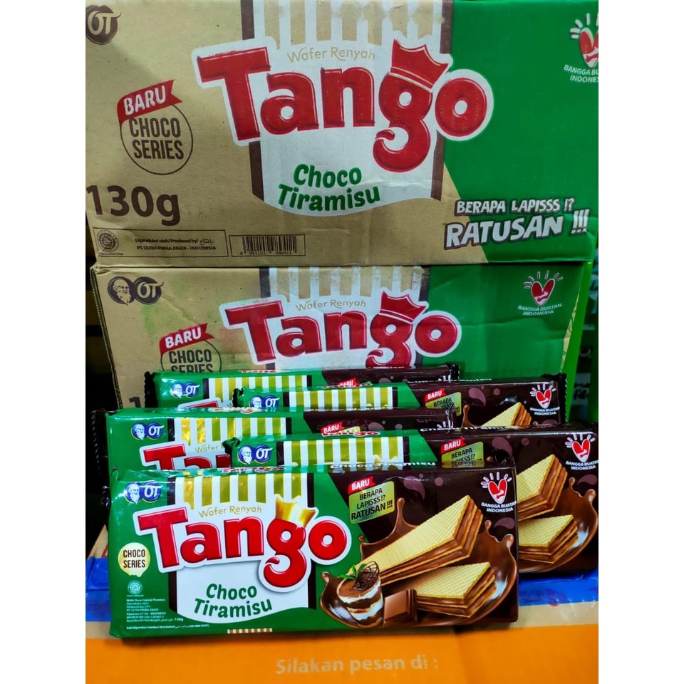Jual TANGO WAFER RENYAH RASA CHOCO TIRAMISU UK 130 GRAM | Shopee Indonesia