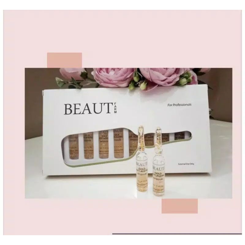 Jual BEAUT FARM SERUM AMPUL BOX ISI 10 AMPOULE / ECER 5 AMPOULE ...