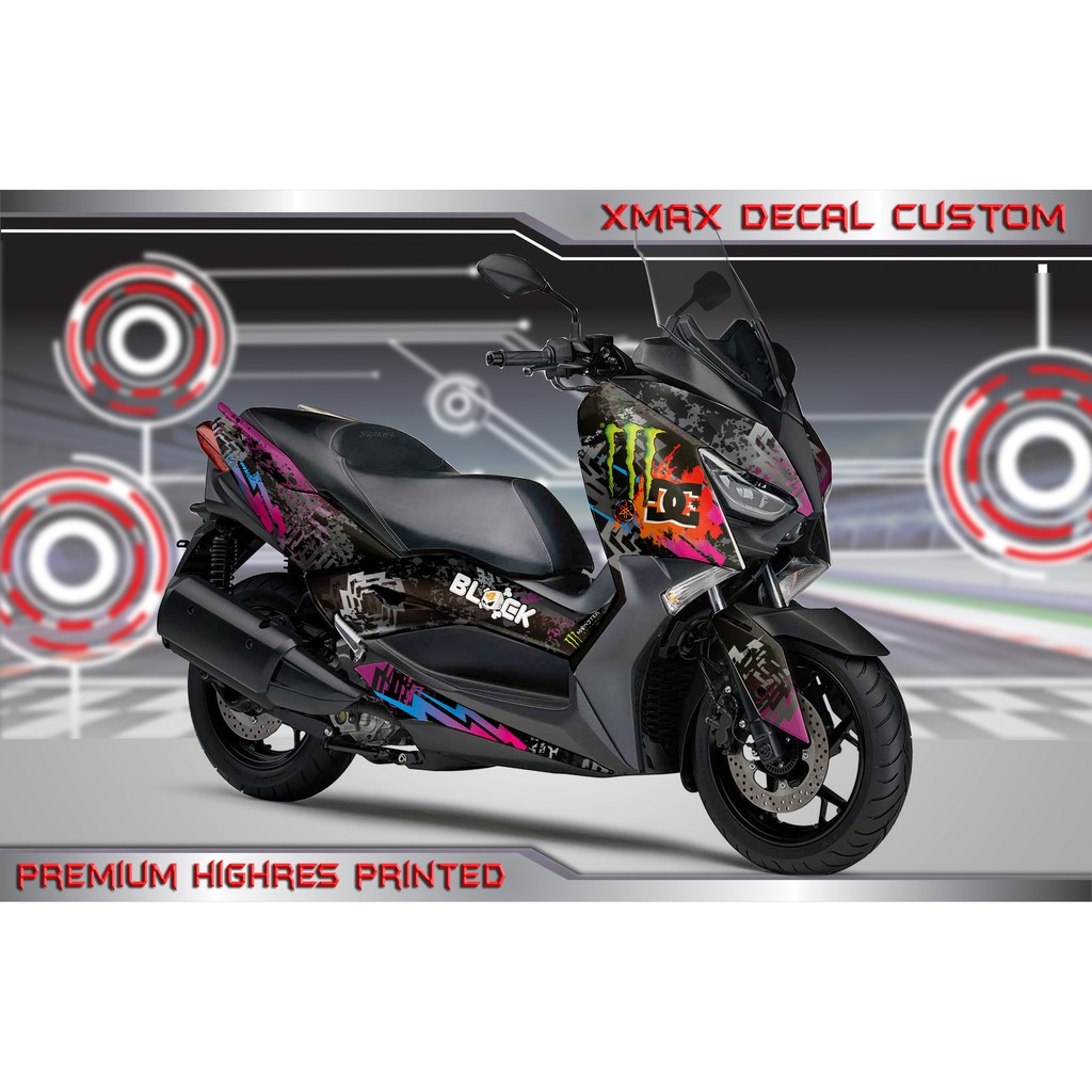 Jual STIKER DECAL CUSTOM XMAX CHROME PREMIUM HIGH-RES PRINTED RD019 ...