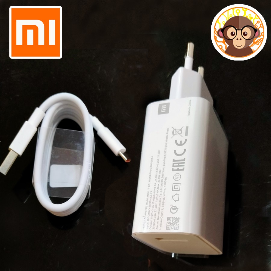Jual Charger Xiaomi Redmi Note 7 / 8 Pro Original Type C MDY-11-EZ Ori ...