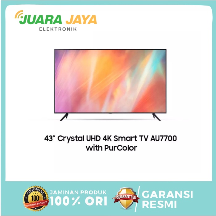 Jual Samsung Smart TV 43 Inch Crystal 4K UHD LED TV 43AU7700 ...