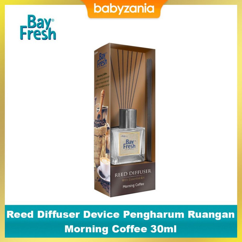 Jual Bayfresh Reed Diffuser Device Pengharum Ruangan - Morning Coffee 30ml | Shopee Indonesia