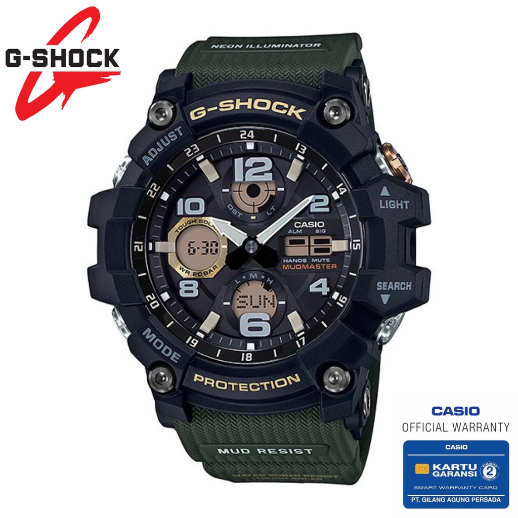 Jual Jam Tangan Pria Casio G-Shock Original GSG-100-1A3DR MUDMASTER ...