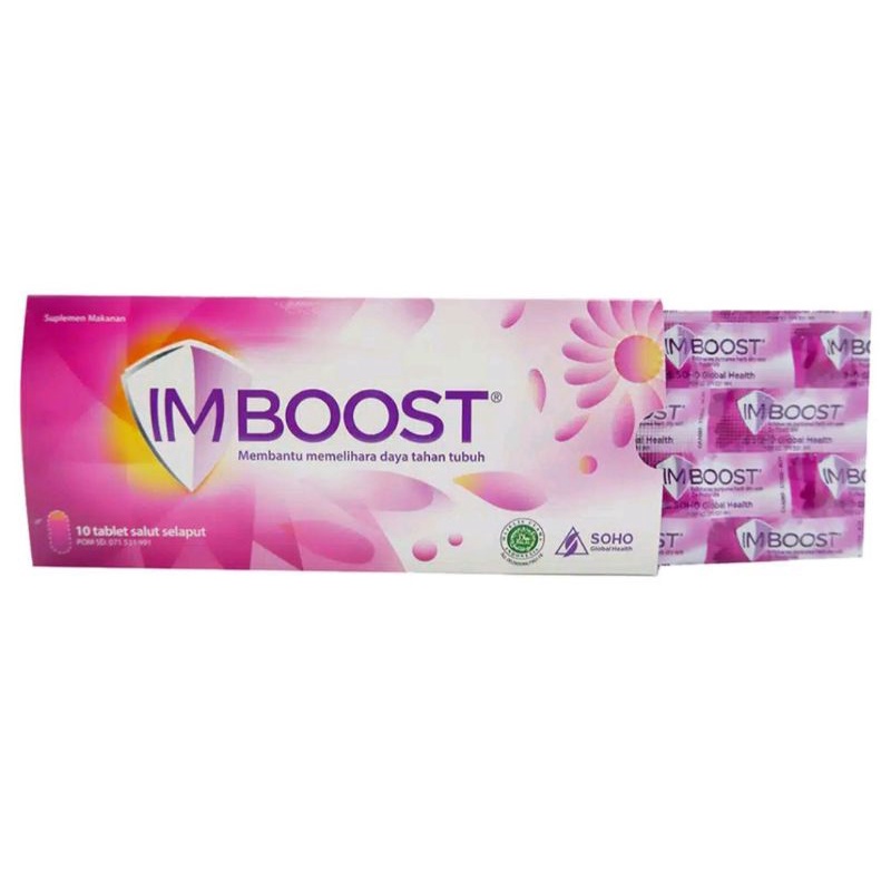 Jual Imboost Tablet 1 strip isi 10 tablet | Shopee Indonesia