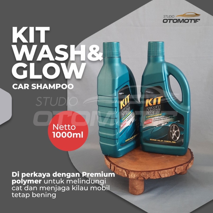 Jual SHAMPO MOBIL MOTOR KIT WASH GLOW KIT CAR SHAMPOO PREMIUM 1000ML ...