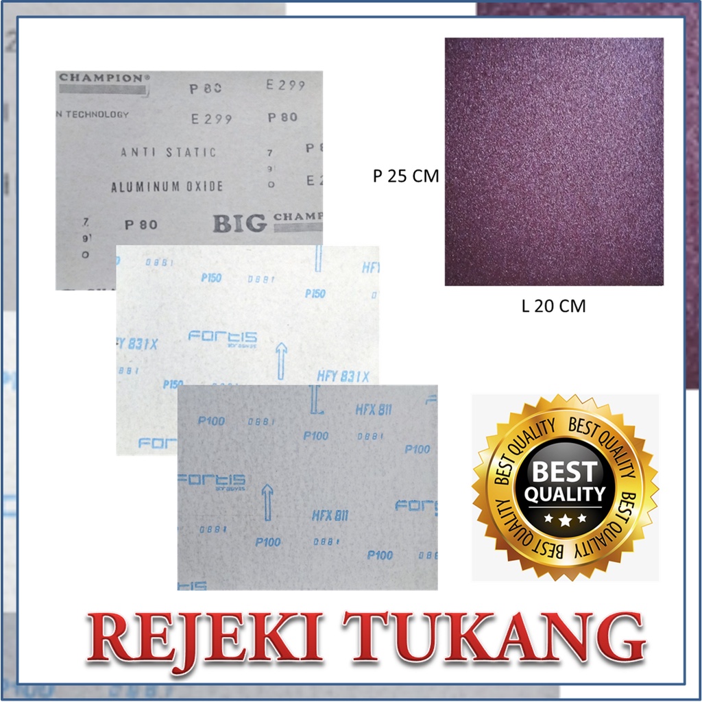 Jual Kertas Gosok Amplas Lembaran Merah Norton Grit 60, 80, 100, 120 ...