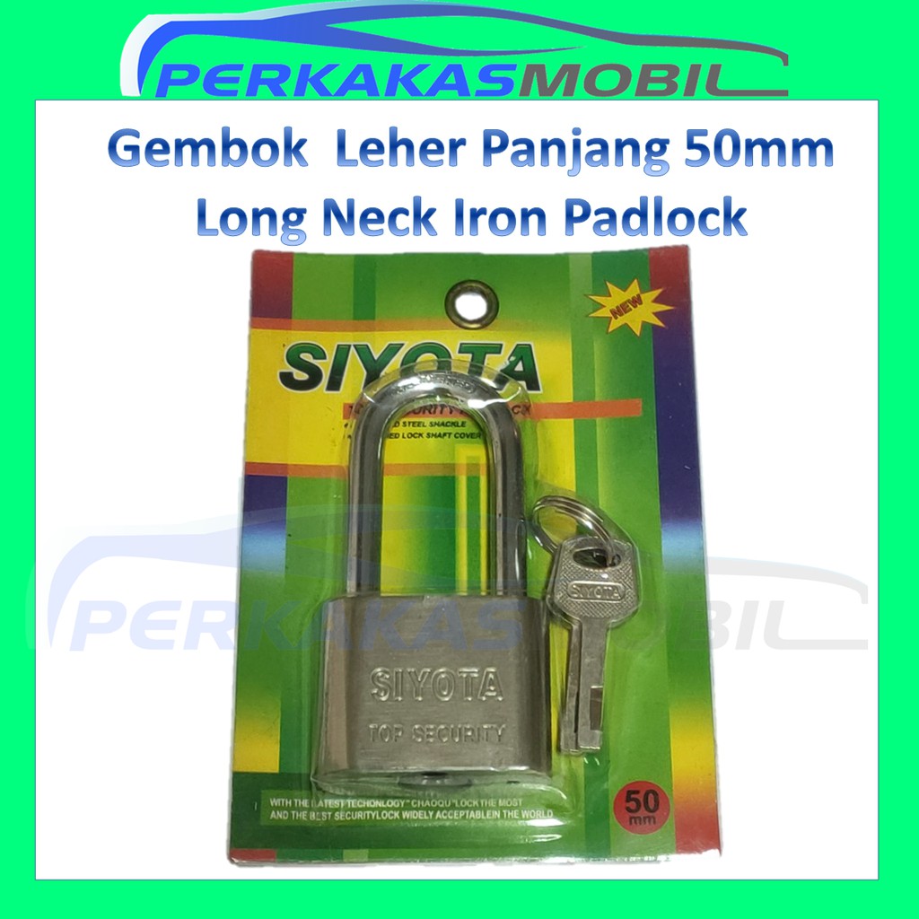 Jual Gembok Leher Panjang 50mm Long Neck Security Padlock Pengaman ...