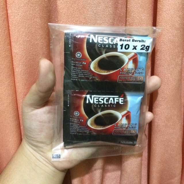 Jual Nescafe classic sachet | Shopee Indonesia