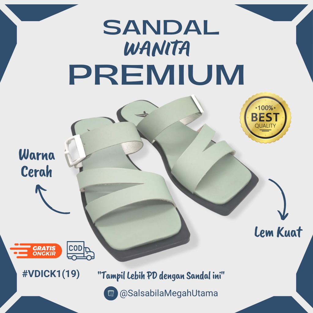 Jual VDICK1(19) - Sandal Sendal Wanita Cewek Cewe Perempuan Prempuan ...
