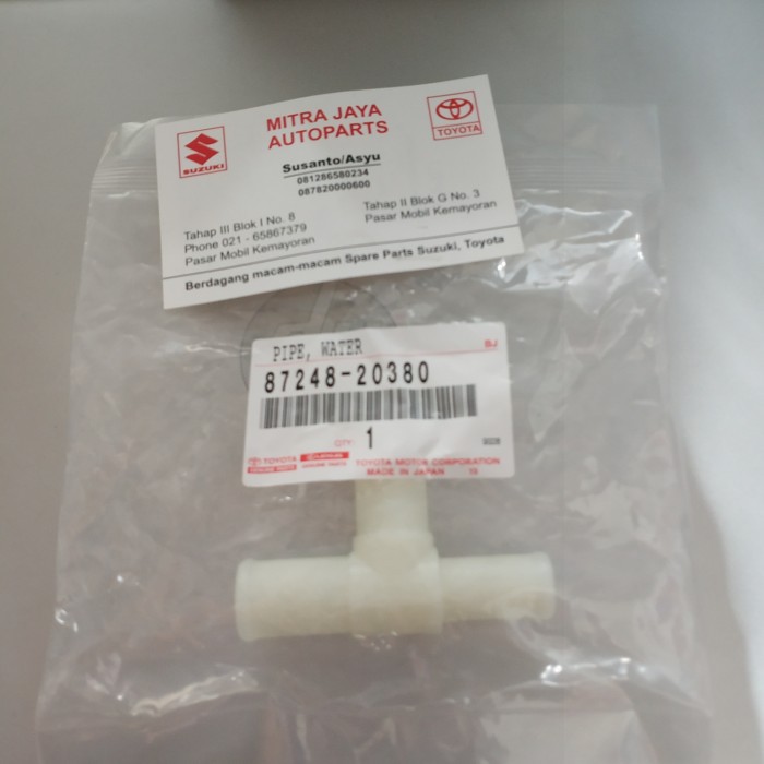 Jual Pipa T Bypass By Pass Sambungan selang Heater Alphard BESAR KECIL ...