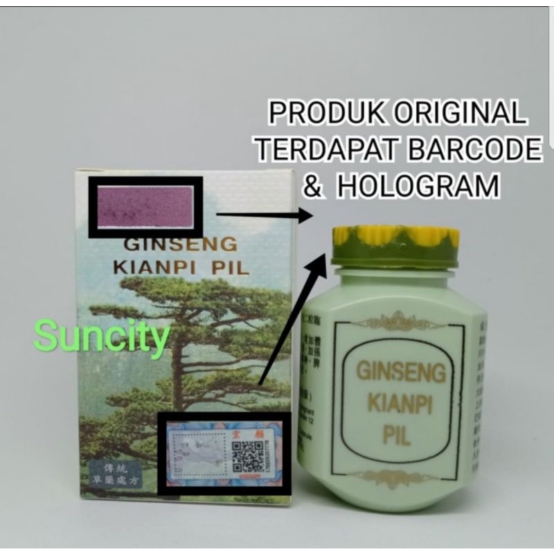 Jual OBAT GEMUK KIAN PI PIL GINGSENG HERBAL ALAMI ORIGINLA GINSENG ...