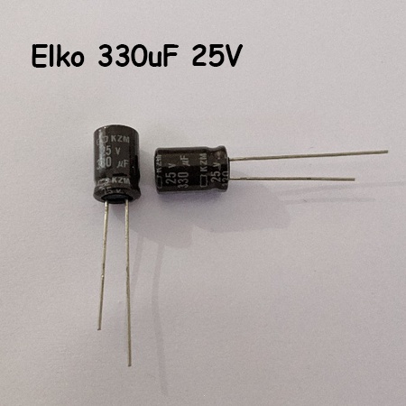 Jual Capacitor Elco 330uF 25V Kapasitor Elko 330 uF | Shopee Indonesia