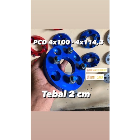 Jual Adaptor velg Mobil 4x100 -4x114,3 Tebal 2 cm | Shopee Indonesia