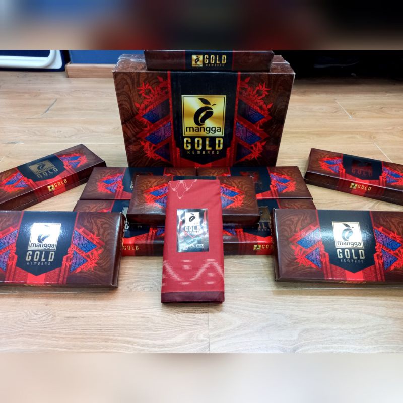 Jual New Sarung MANGGA GOLD KEMBANG, MANGGA GOLD BATIK NUSANTARA ...