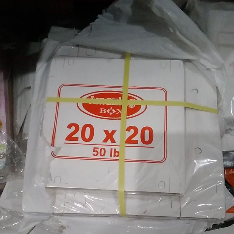 Jual kardus box nasi 20x20 50 lembar | Shopee Indonesia