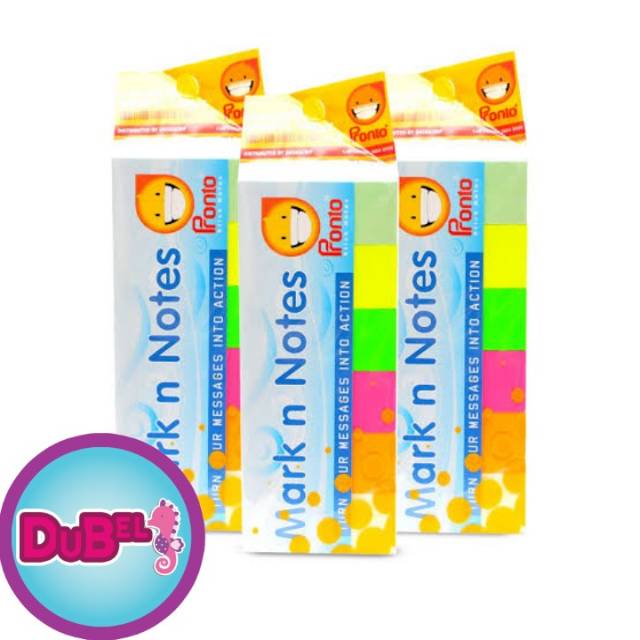 Jual Pembatas / Penanda Buku Mark n Notes Pronto 6 warna | Shopee Indonesia