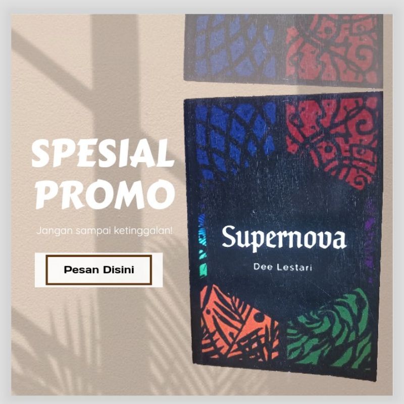 Jual novel supernova/41kutipan novel supernova/Dee lestari/preloved ...