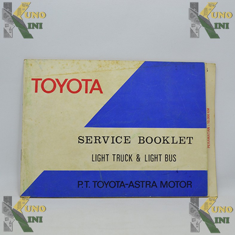 Jual TOYOTA SERVICE BOOKLET LIGHT TRUCK & LIGHT BUS. (ONGKIR DIKIRIM ...