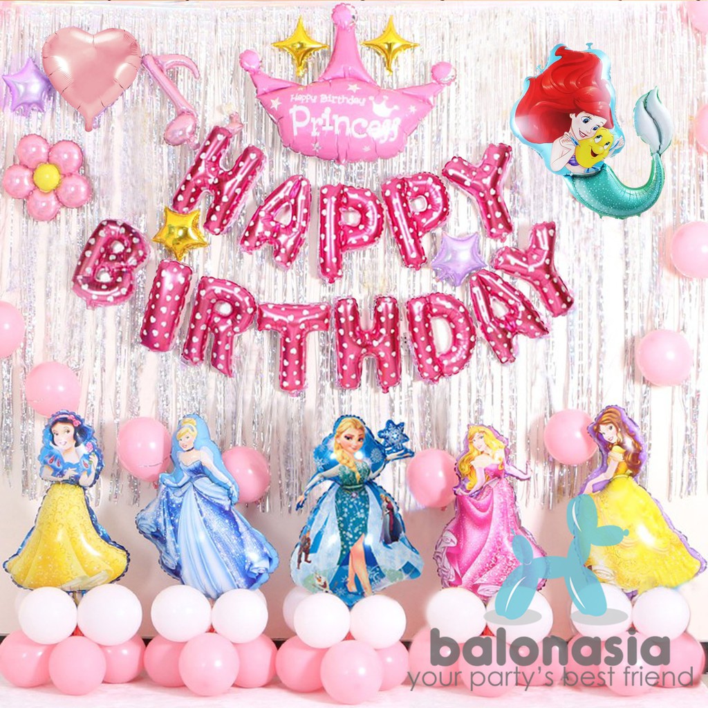 Jual Balonasia Dekorasi Princess Set Lengkap | Shopee Indonesia