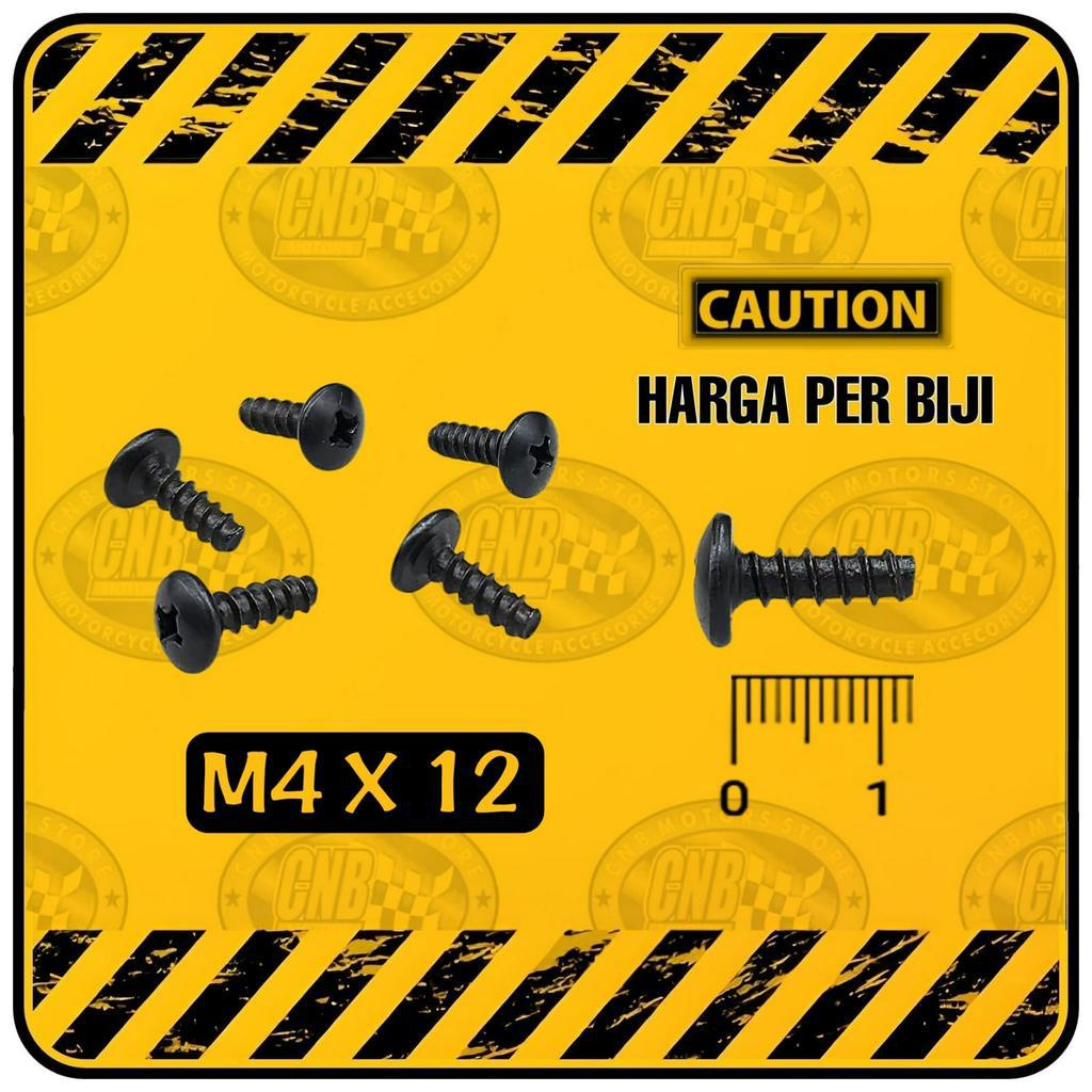 Jual SEKRUP SKRUP CACING BAUT BATOK BODY TEPONG TOTOK M4 M4X12 KASAR ...