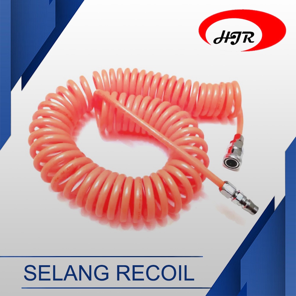 Jual Selang PU Recoil Hose Selang Compressor Sepiral 6 Meter Plus ...