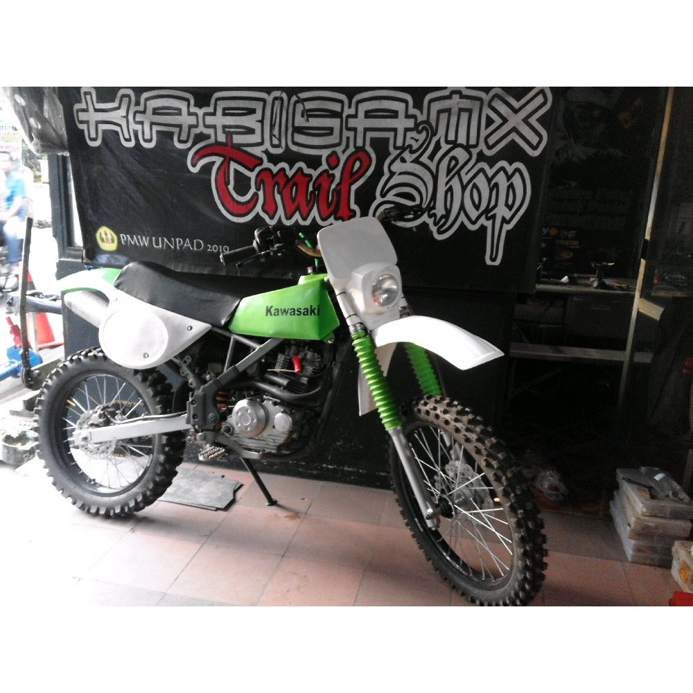 Jual body trail pnp klx model kx125 jadul vintage tangki jok besi body ...