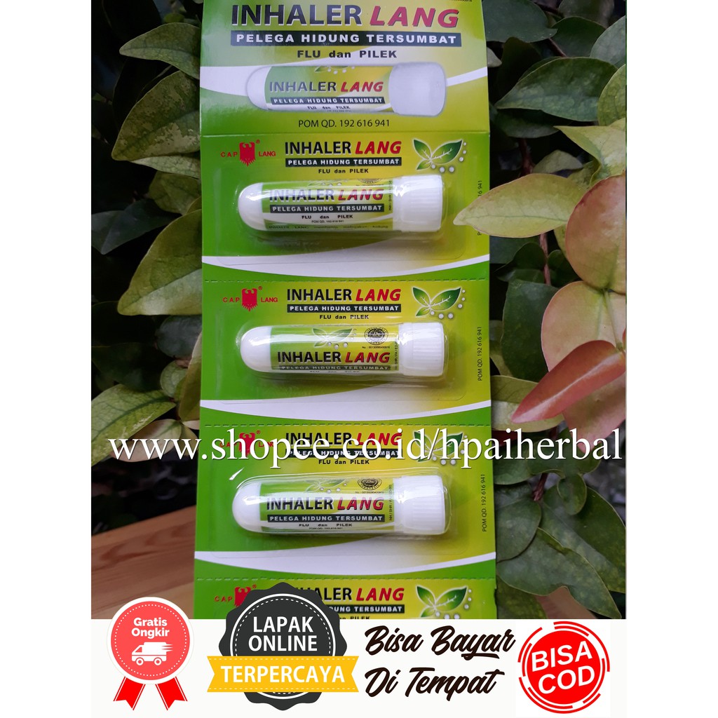 Jual INHALER LANG / INHALER CAP LANG PELEGA HIDUNG TERSUMBAT | Shopee ...