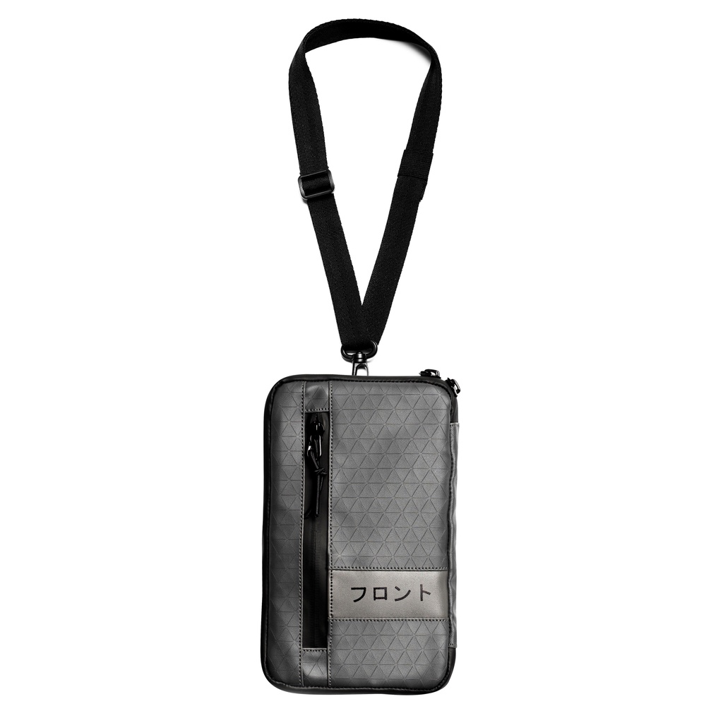 Jual VRONT - Hanging Wallet - Exron Grey | Shopee Indonesia