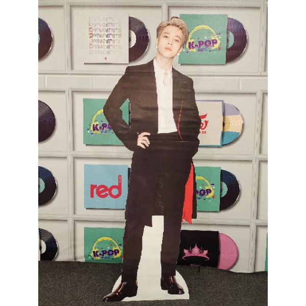 Jual standee real size jimin impraboard tipis flexy | Shopee Indonesia