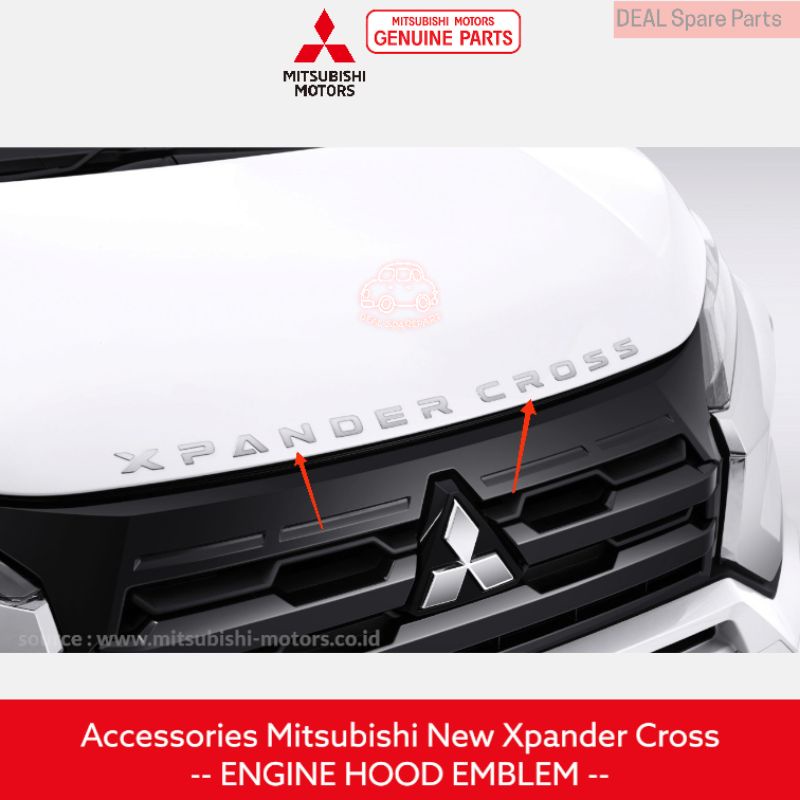 Jual Engine Hood Emblem Aksesoris Original Mitsubishi New Xpander Cross ...