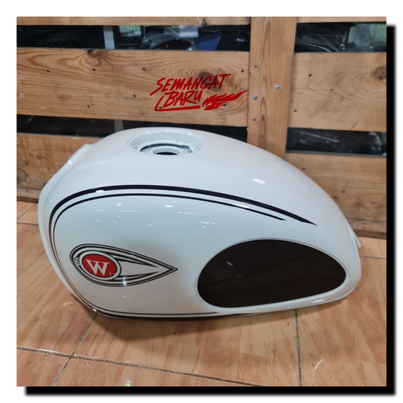 Jual TANGKI W175 CUSTOM KUALITAS PREMIUM COCOK MDE W175 TUTUP TANGKI ...