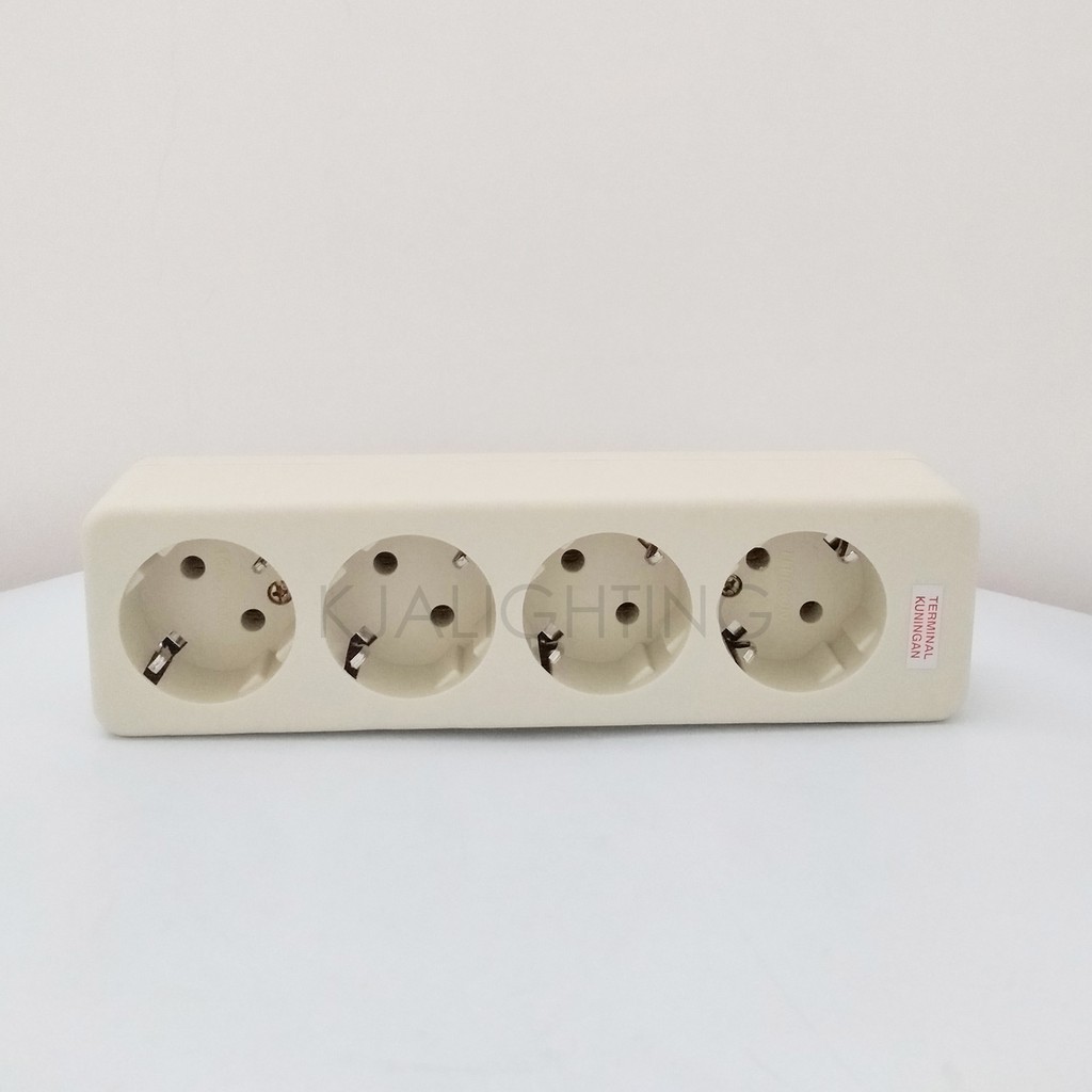 Jual STOP KONTAK ARDE 4 LUBANG (ST148) UTICON | Shopee Indonesia