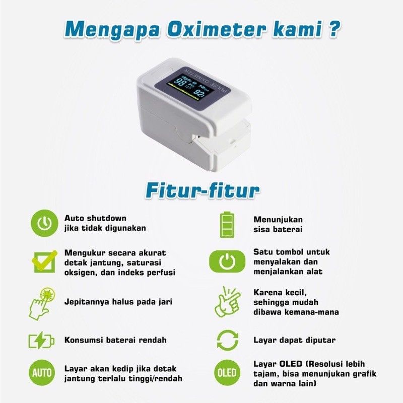 Jual Spo2 Pulse Oximeter Oksimeter Pulse Oxymetry Pengukur oksigen ...