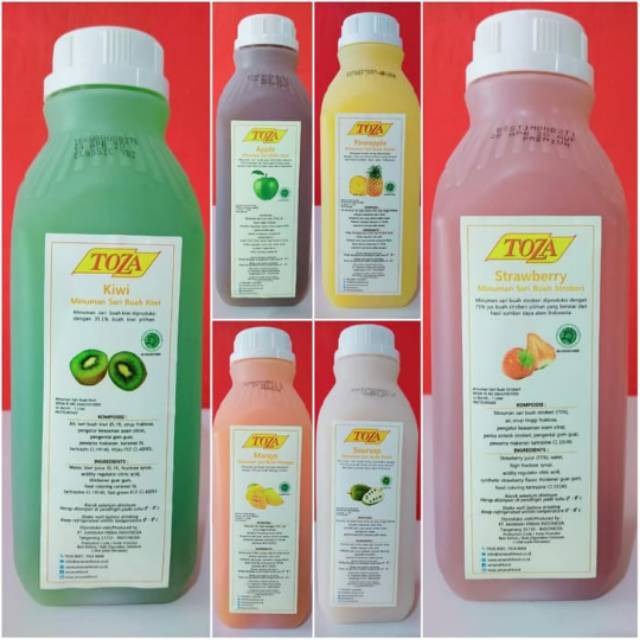 Jual TOZA Juice 1 Liter Ready To Drink (RTD) | Shopee Indonesia