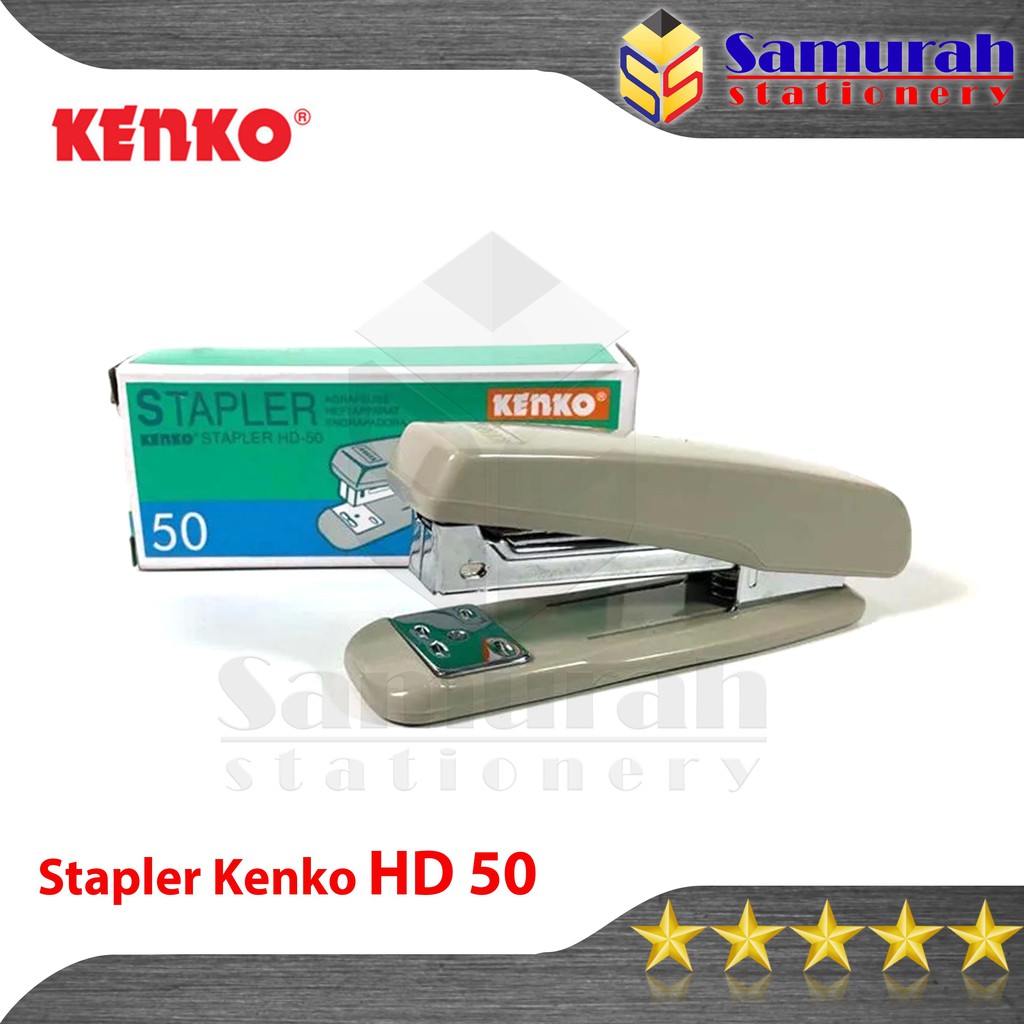 Jual Stapler Kenko HD 50 / Mesin Staples Tangan HD50 Kecil / Alat ...