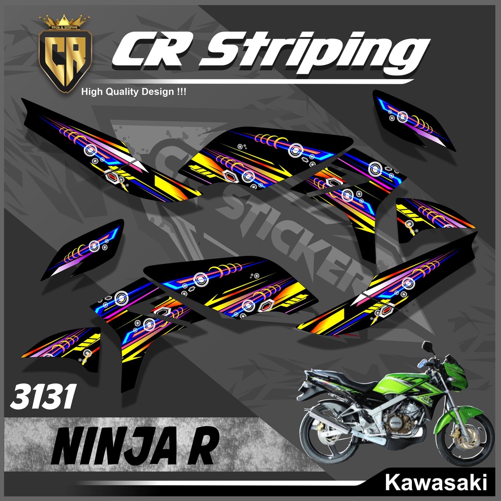 Jual Sticker Striping Ninja R Old Lis Variasi Semi Full - Sticker ...